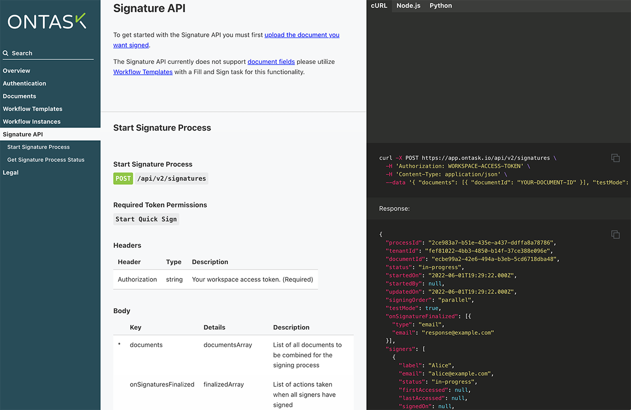 Developer Resources | Docubee