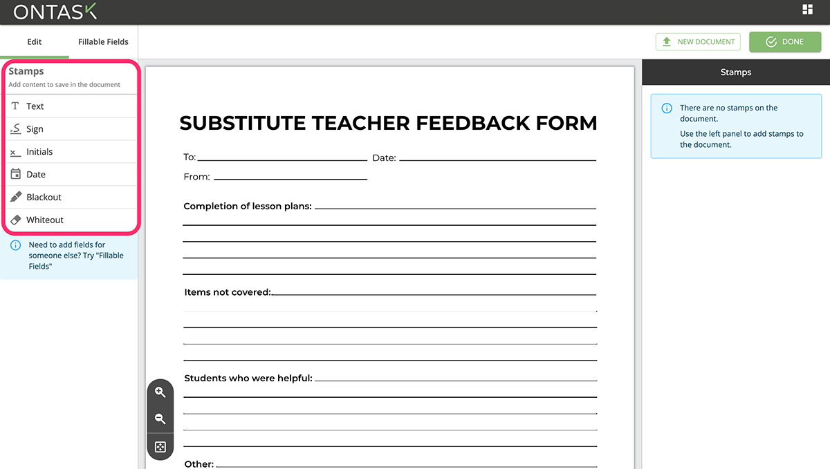 How to Fill in a PDF | Docubee