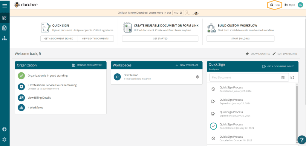 Get Support | Docubee