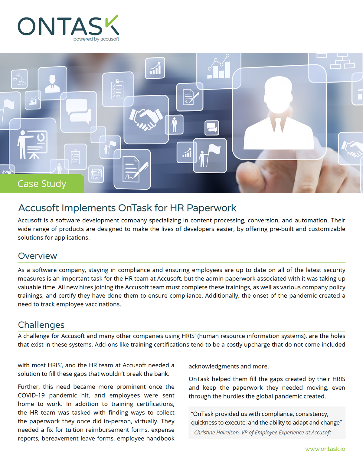 Accusoft HR Case Study | Docubee